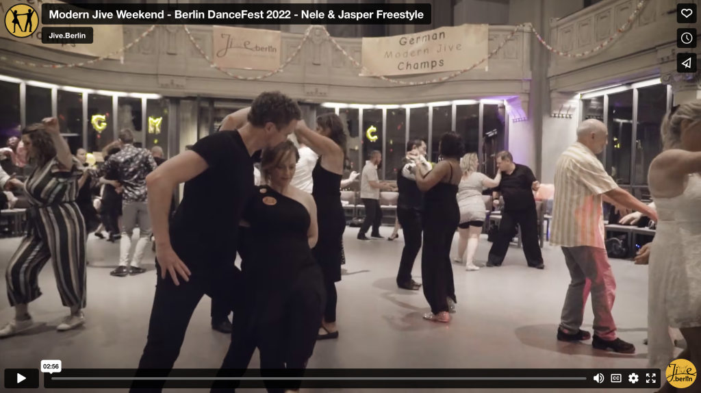 Modern Jive Tanzwochenende - DanceFest 2022 - Nele und Jasper Freestyle - Jive.Berlin